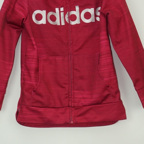 adidas | Jackets & Coats | Adidas Red Track Jacket Child 5 | Poshmark